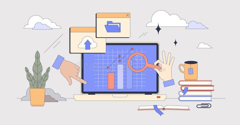 Online Training Course about Data Analytics Tiny Person Neubrutalism ...