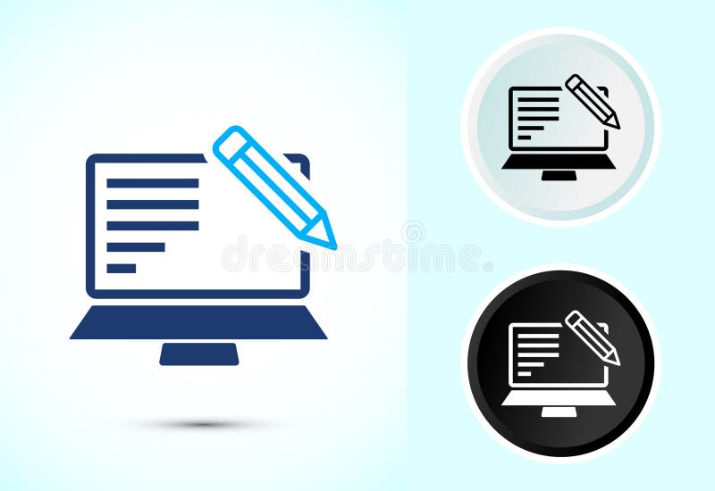 Online Training Icon Design Illustration, Webinar Icon for Website ...