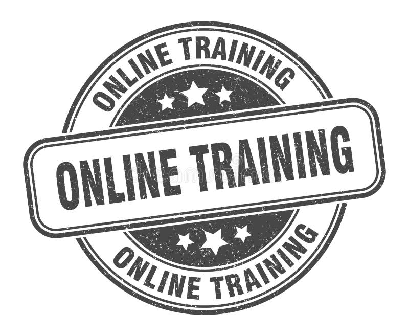 Online Training Stamp. Online Training Round Grunge Sign Stock Vector ...