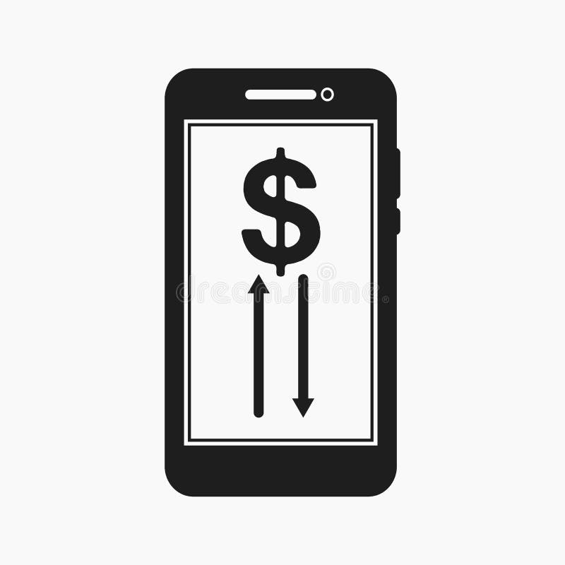 Online Transaction Icon. stock vector. Illustration of laptop - 196402868