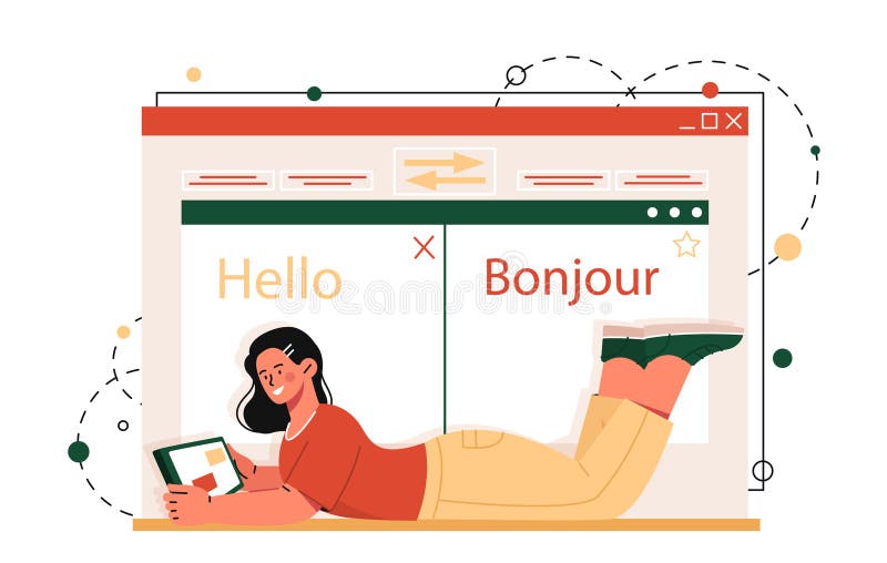 Woman Translator Stock Illustrations – 431 Woman Translator Stock ...