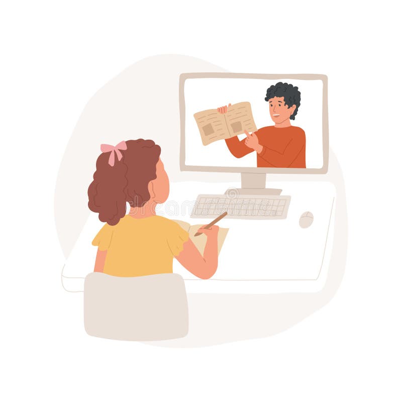 Online Tutoring Isolated Cartoon Vector Illustrations. Stock Vector ... Online Tutoring Isolated Cartoon Vector Illustrations. Stock Vector ...