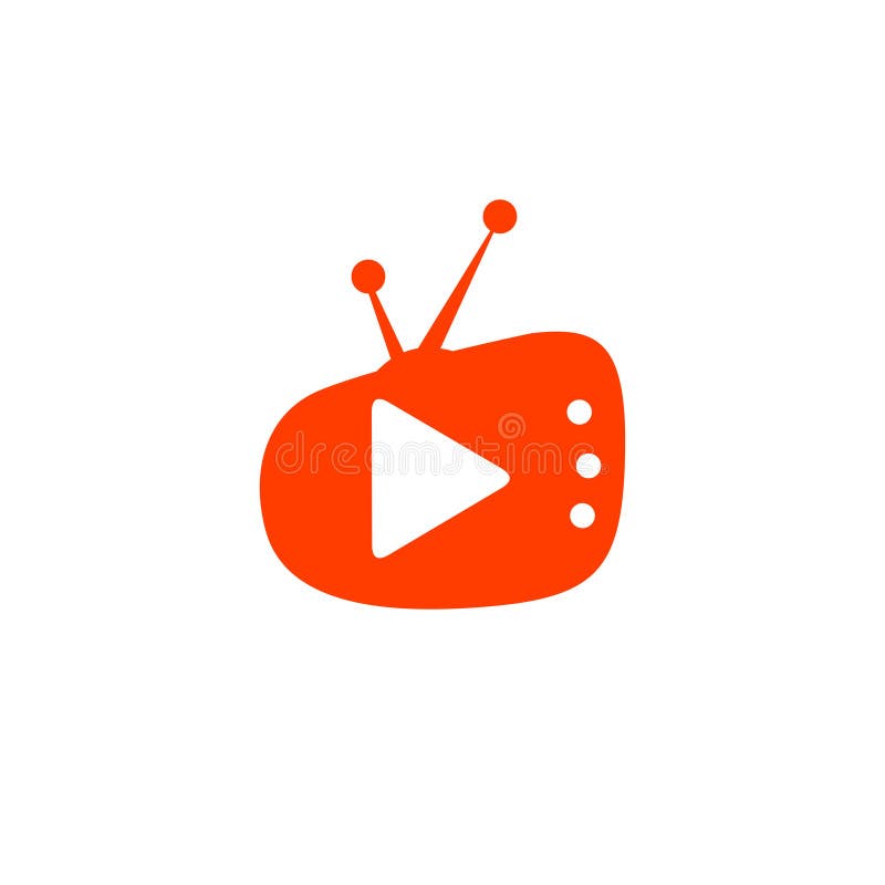 Tv live icon logo vector stock illustration. Illustration of laptop ...