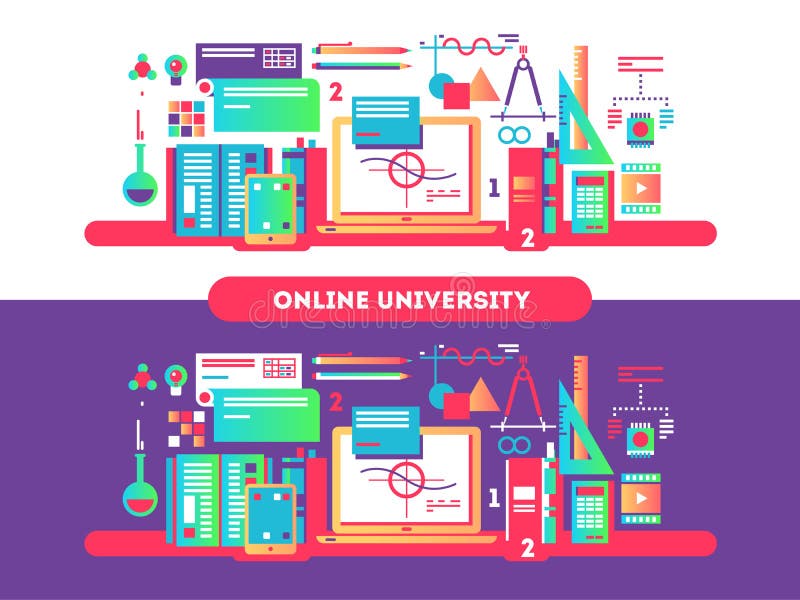 University design stock vector. Illustration of education - 43618943