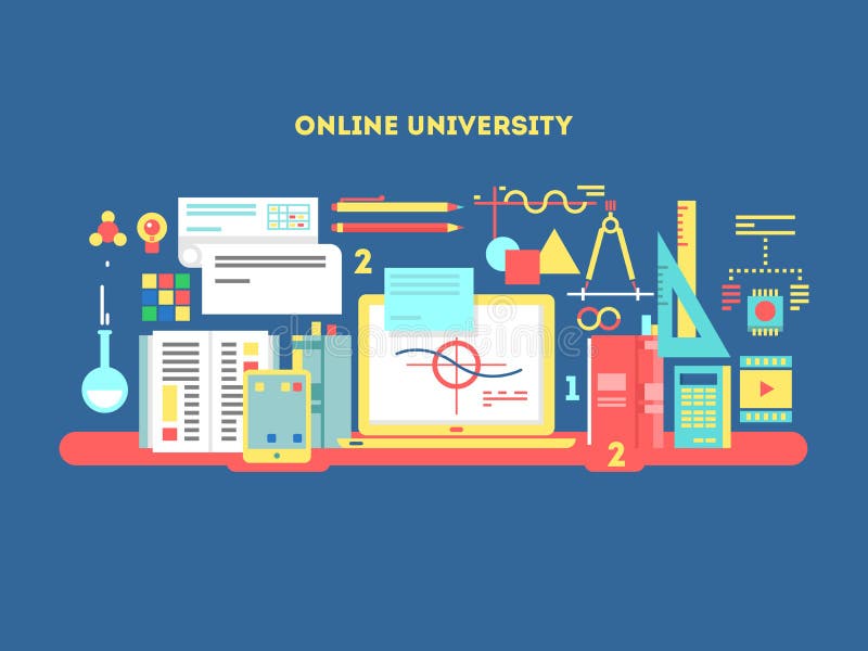 University design stock vector. Illustration of education - 43618943