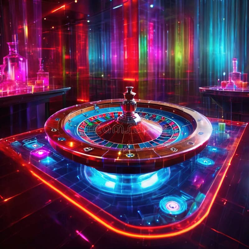 Online and Virtual Gambling, Shown by Digital Representation of ...