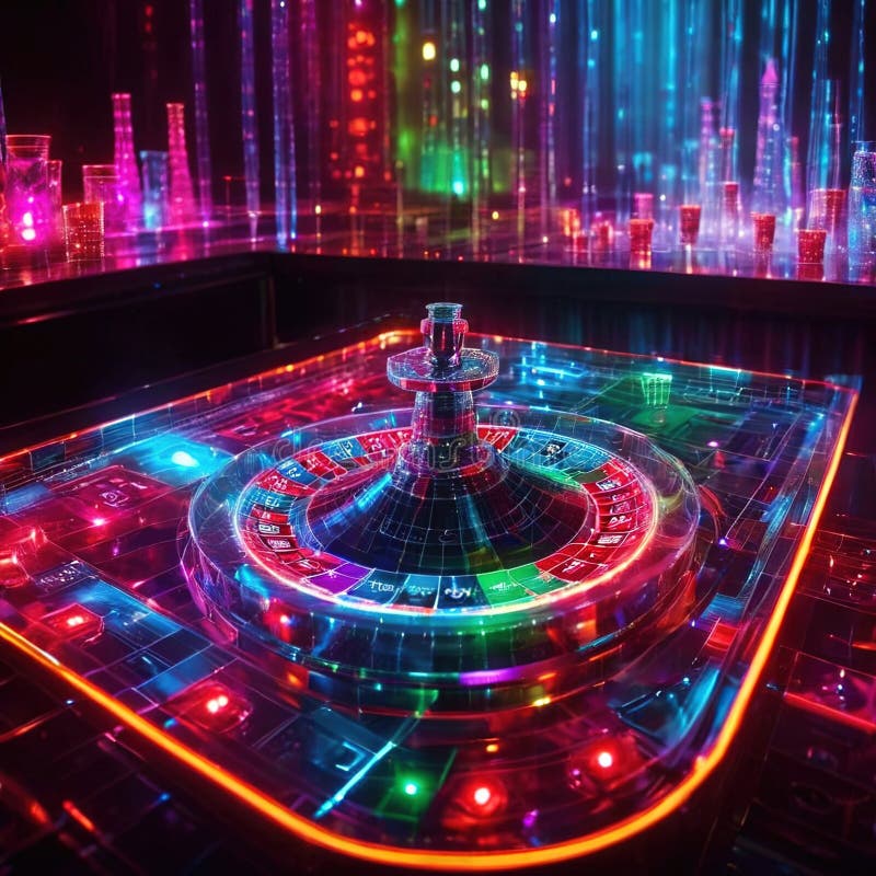 Online and Virtual Gambling, Shown by Digital Representation of ...