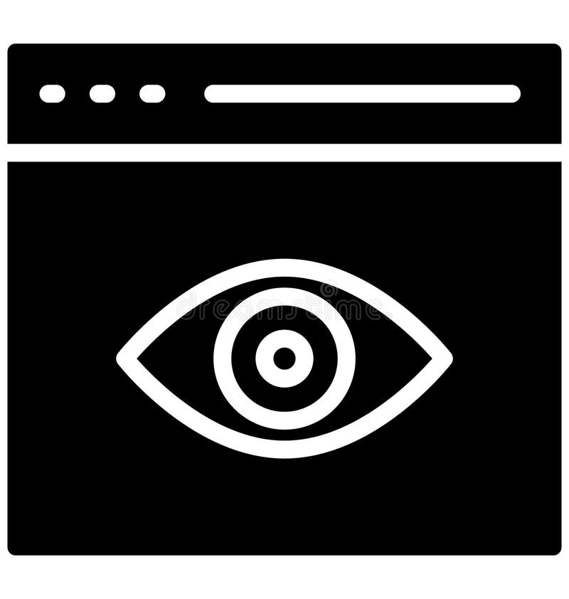 Online, Visible Isolated Vector Icon that Can Be Very Easily Edit or ...