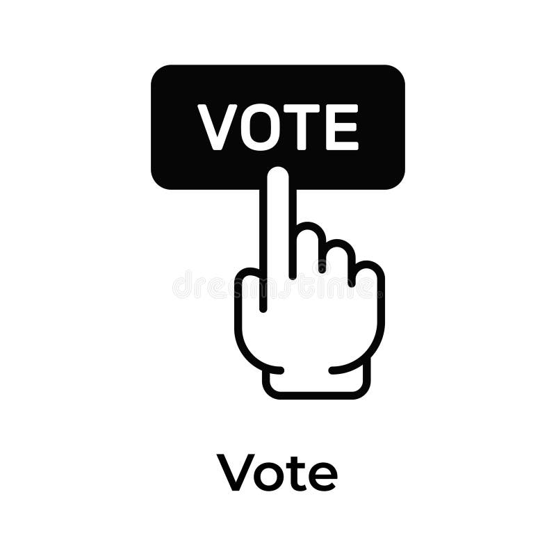 Online Voting Button Vector Design, Ready To Use Creative Vector Stock ...