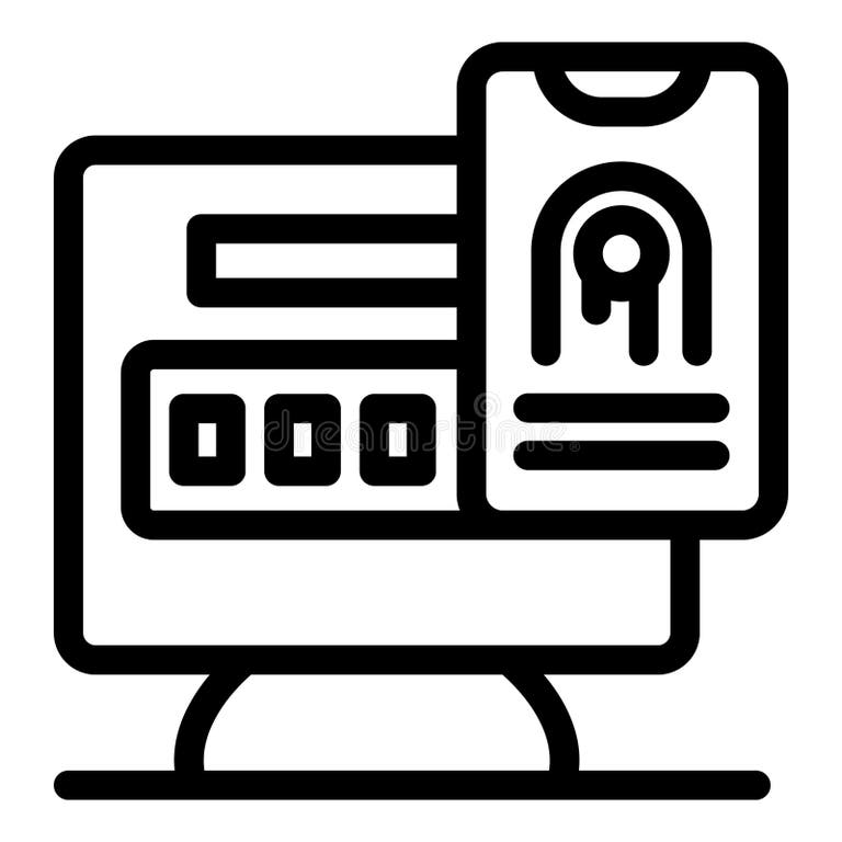 Computer Showing Online Voting Platform with Electronic Ballot Stock ...