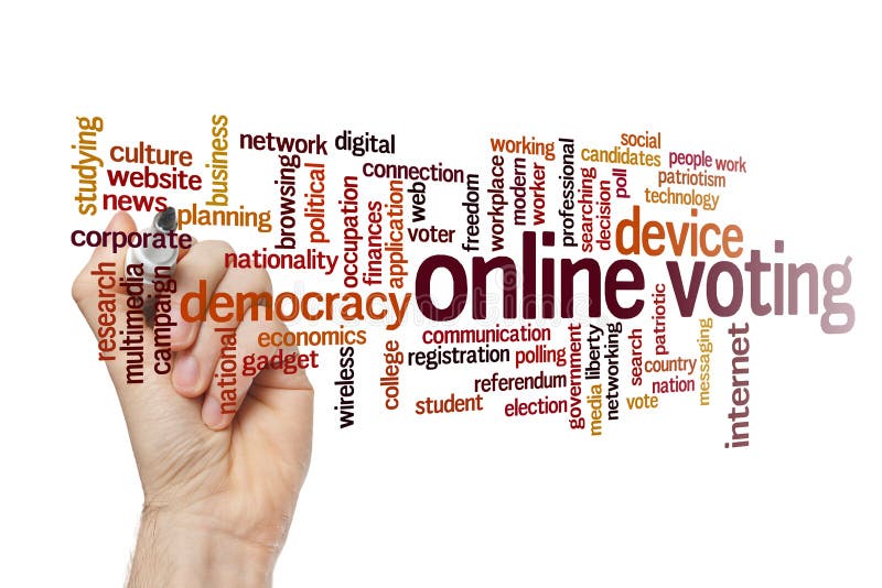 Online Voting App, E-voting, Internet Election System Concepts with ...