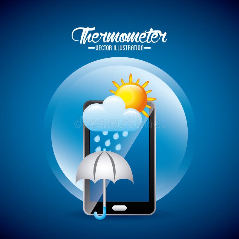 Online weather stock illustration. Illustration of online - 60449858
