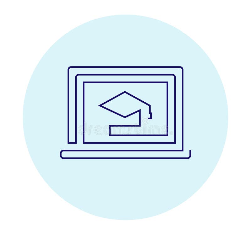 Online Web Courses Training Webinar Symbol Stock Vector - Illustration ...