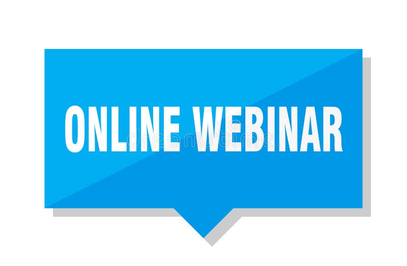 Online webinar price tag stock vector. Illustration of seal - 117710402