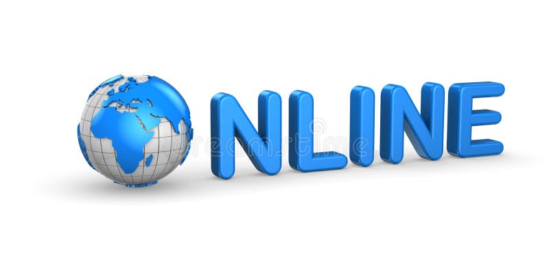 Online text stock illustration. Illustration of palm - 12658616