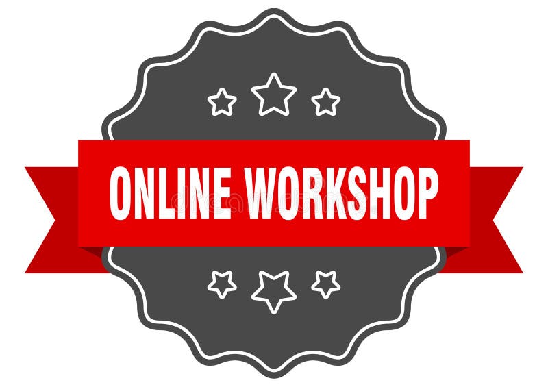 Workshop label stock vector. Illustration of black, sticker - 160028311