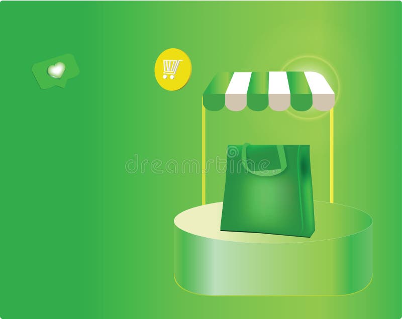 Product Prmotion Advetisement Stock Vector - Illustration of online ...