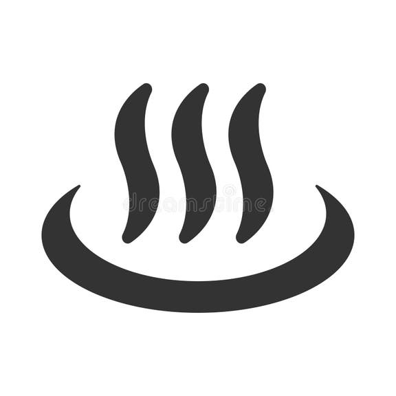 Onsen hot springs icon stock vector. Illustration of relax - 336626936