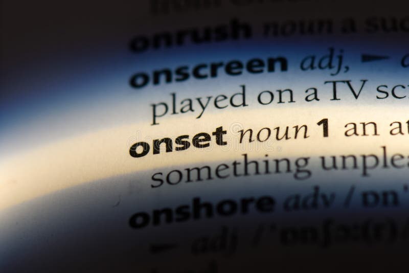 Onset stock photo. Image of paper, info, printed, text - 126546780