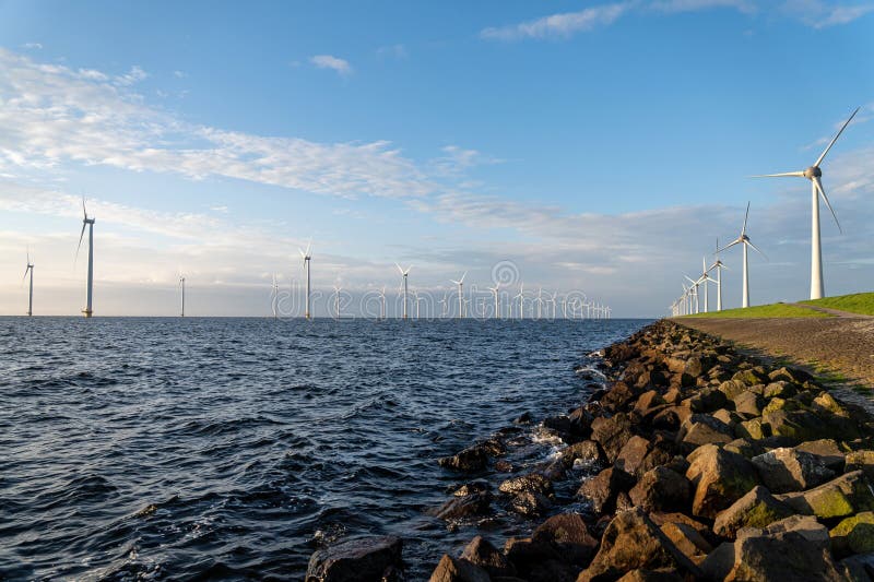 Wind farm stock image. Image of turbines, renewable - 280112591