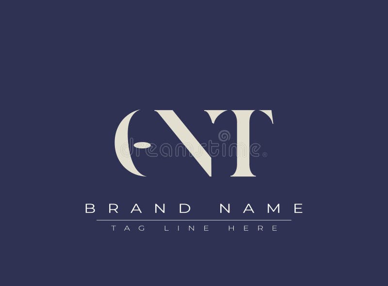 ONT Abstract Letter Logo Design Stock Vector - Illustration of initial ...