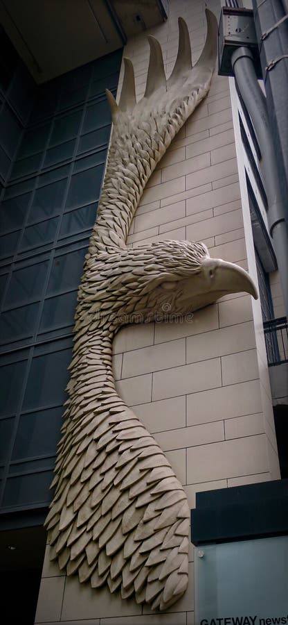 Eagle on Building in Toronto Editorial Photography - Image of canada ...