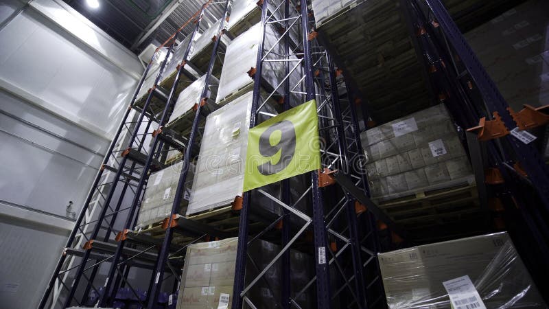 Ontario - Canada, March 15, 2023: Products at the Warehouse. Horizontal ...