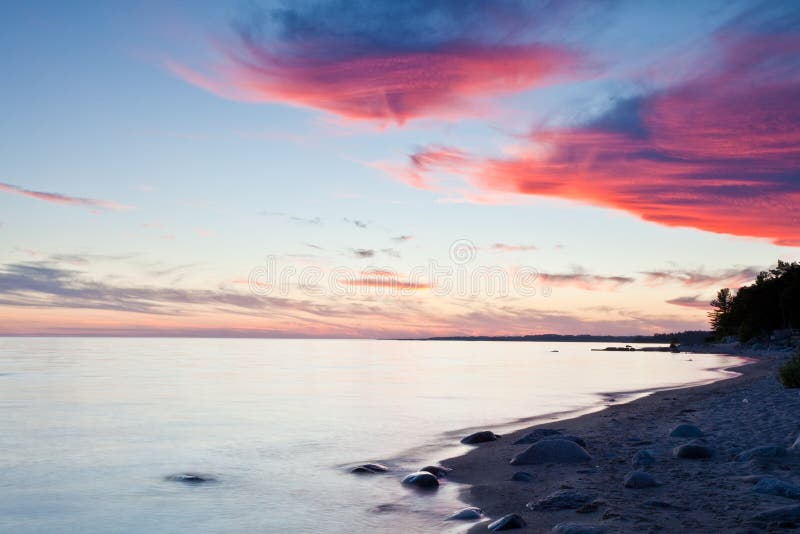 Ontario Landscape stock photo. Image of vista, beach - 11182288