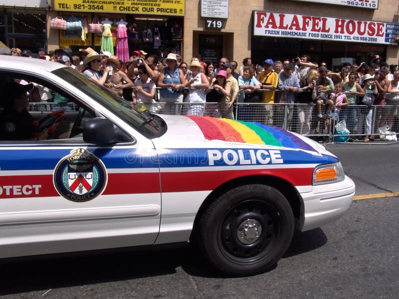 Ontario Police Car on Toronto Pride Parade Editorial Photo - Image of ...