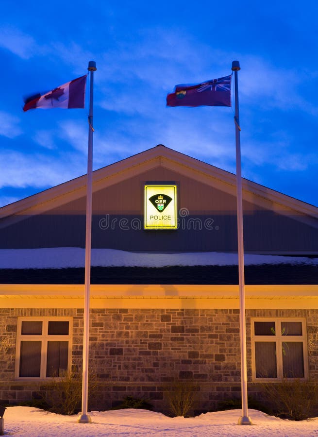 Ontario Provincial Police Building Editorial Stock Image - Image of ...