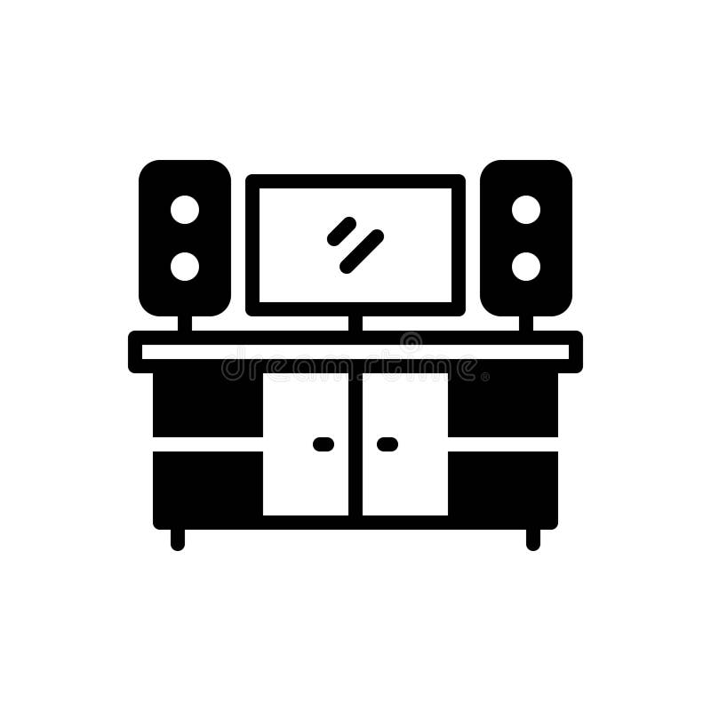 Black Solid Icon for Onto, Stay and Rack Stock Vector - Illustration of ...