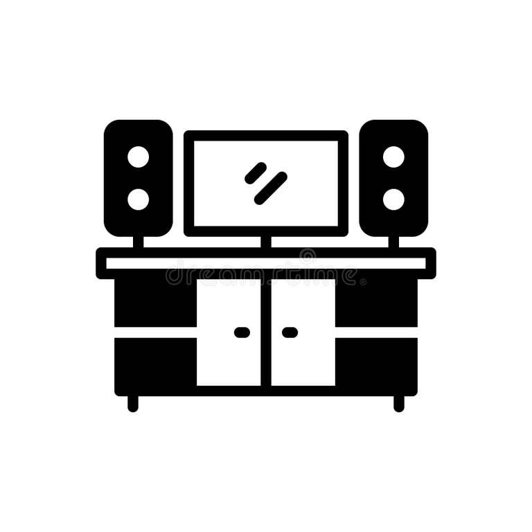 Black Solid Icon for Onto, Stay and Rack Stock Vector - Illustration of ...