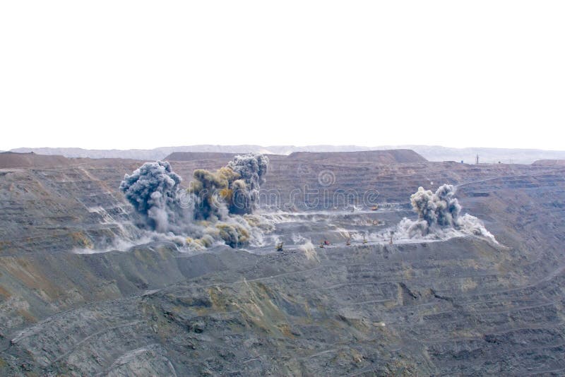 Ontploffing stock foto. Image of stof, gegoten, machine - 16721658