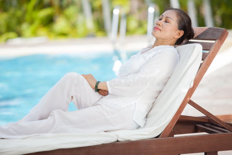 Ontspanning stock foto. Image of wijfje, medio, mensen - 32144676