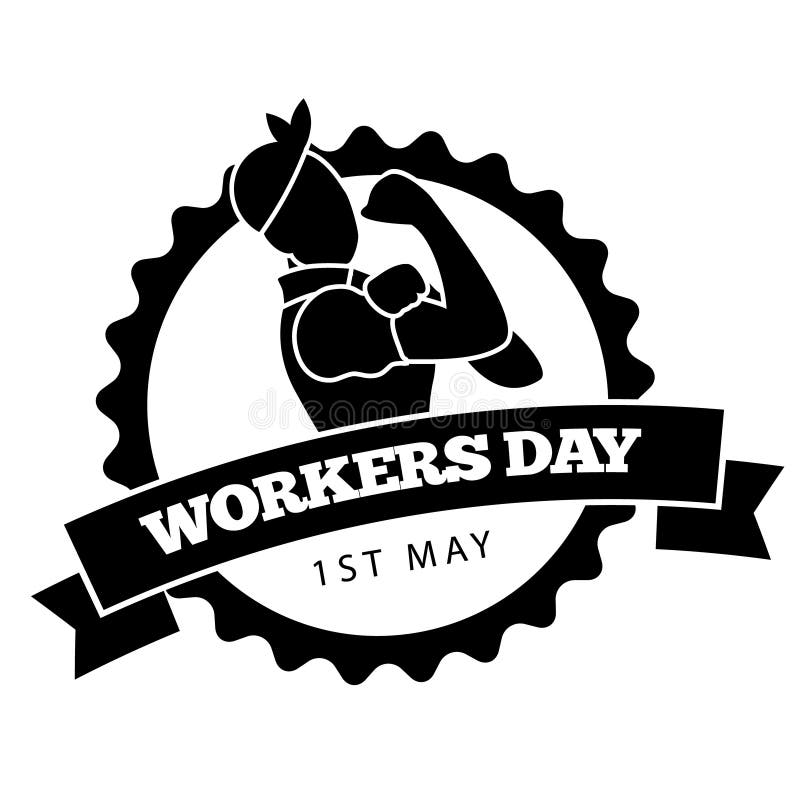 Ontwerp Van De De Arbeidersdag Van Mei Het Eerste Vector Illustratie ...