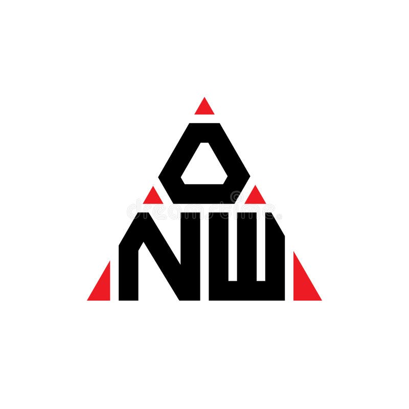 Onw Triangle Letter Logo Stock Illustrations – 4 Onw Triangle Letter ...