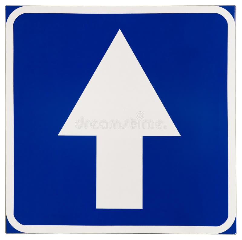 Arrow sign stock image. Image of isolated, metallic, vertical - 10807049