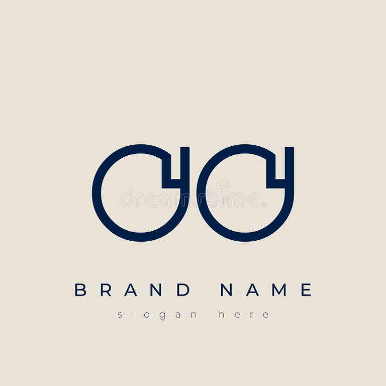 OO Alphabet Letter Icon Logo Stock Vector - Illustration of background ...