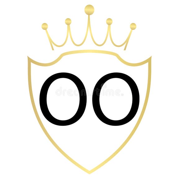 OO Letter Logo Design with Simple Style Stock Vector - Illustration of ...