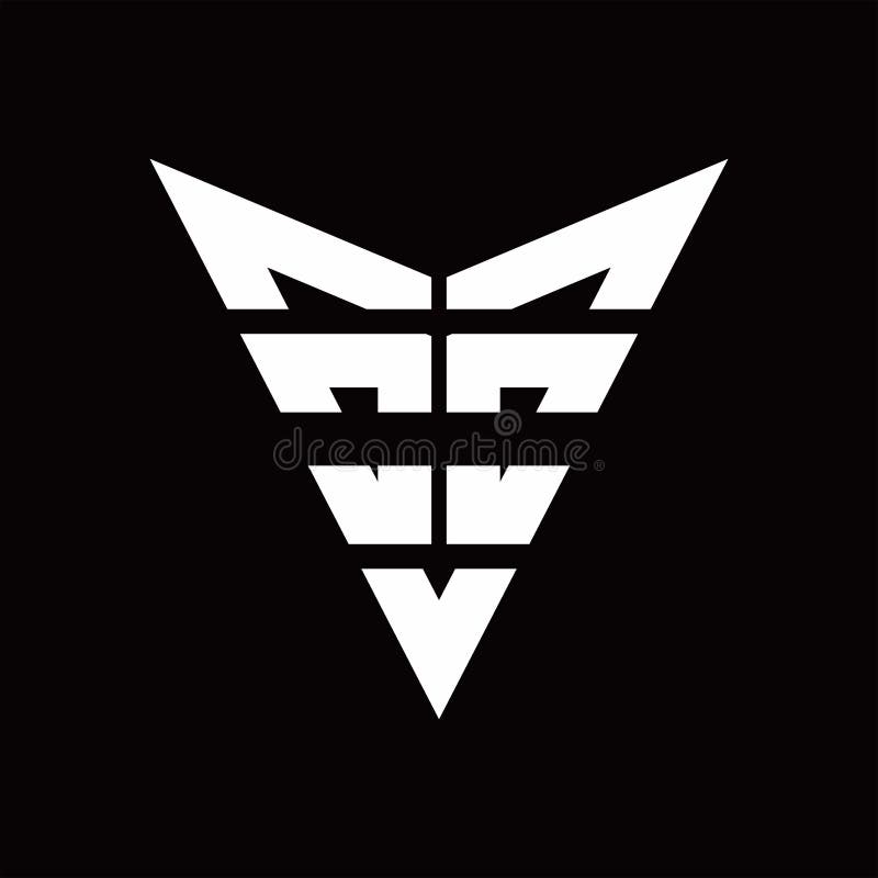 Logo Monogram with Back Drop Shape Logo Design Template Stock Vector ...