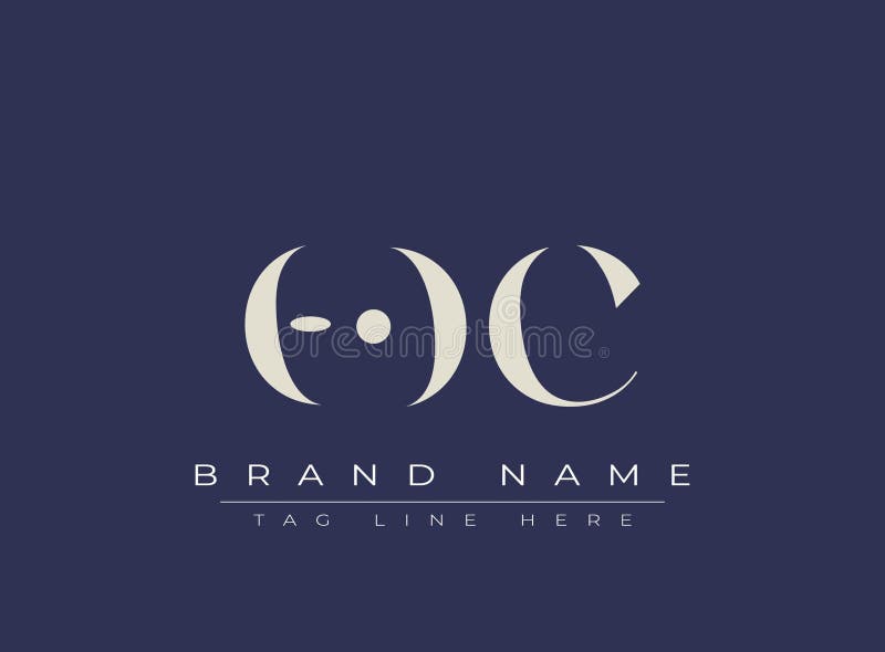 OOC Abstract Letter Logo Design Stock Vector - Illustration of line ...