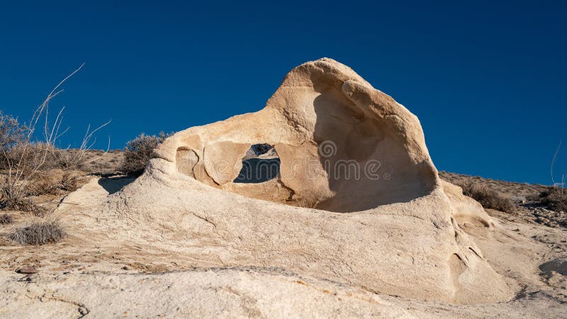 Oolite Rock Formation in the Desert Stock Image - Image of sunlit ...