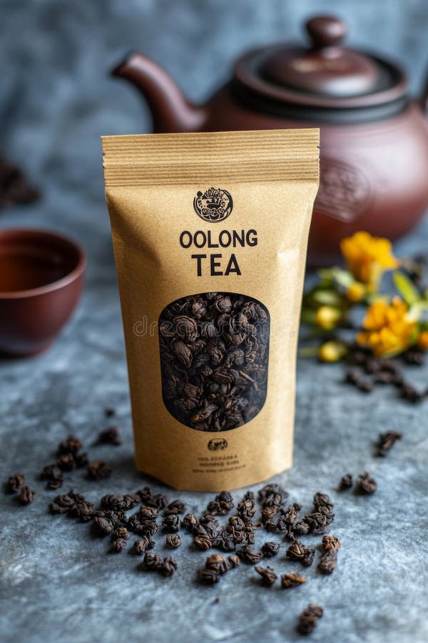 Oolong Tea in Craft Package Aromatic Loose Leaf Oolong with Traditional ...