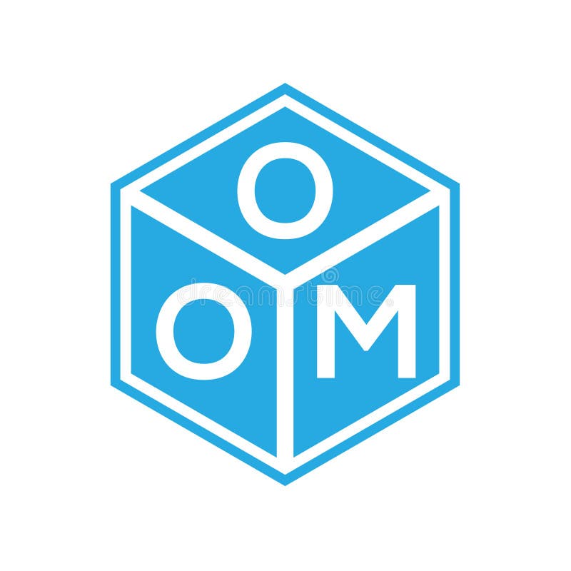 OOM Letter Logo Design on Black Background. OOM Creative Initials ...