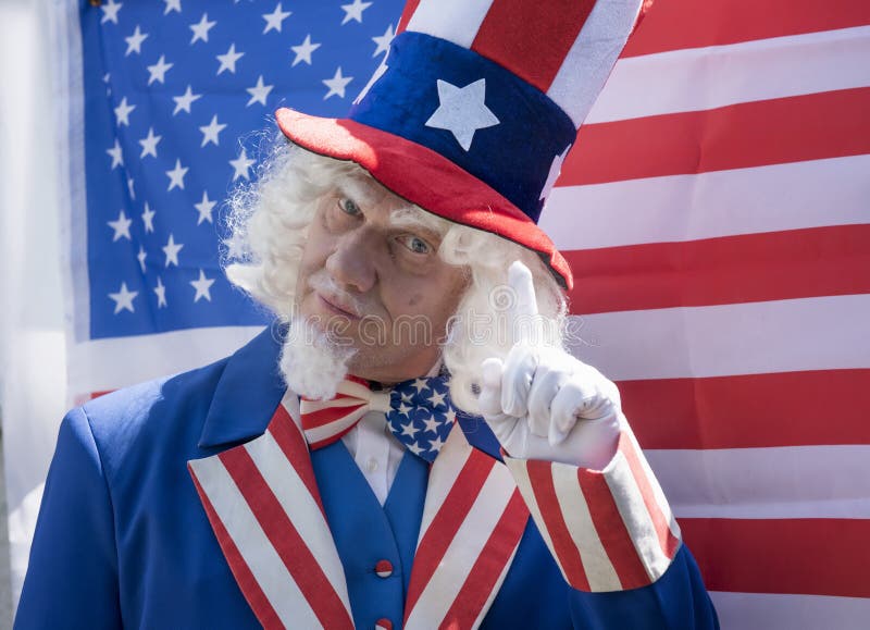 Het Richten Van De Amerikaanse Mens Stock Afbeelding - Image of vinger ...