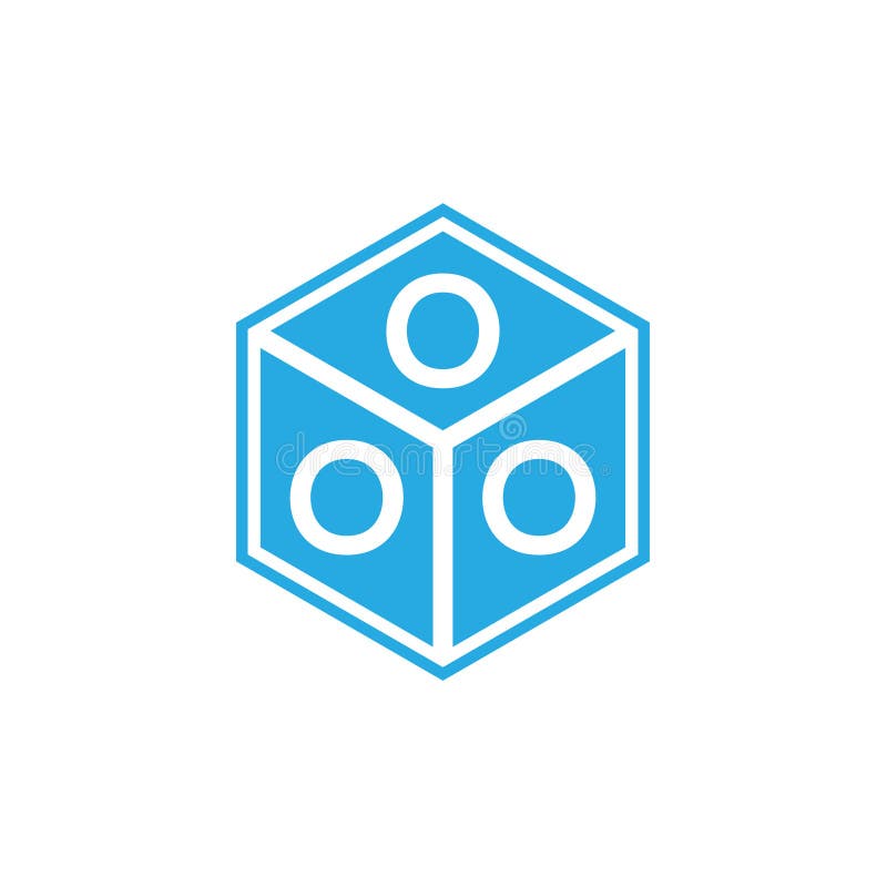 OOO Letter Logo Design on Black Background. OOO Creative Initials ...