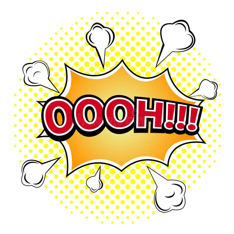 OOOH! Comic Book Explosion. Stock Vector - Illustration of vintage ...
