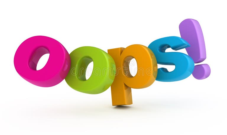Oops Stock Illustrations – 11,486 Oops Stock Illustrations, Vectors ...