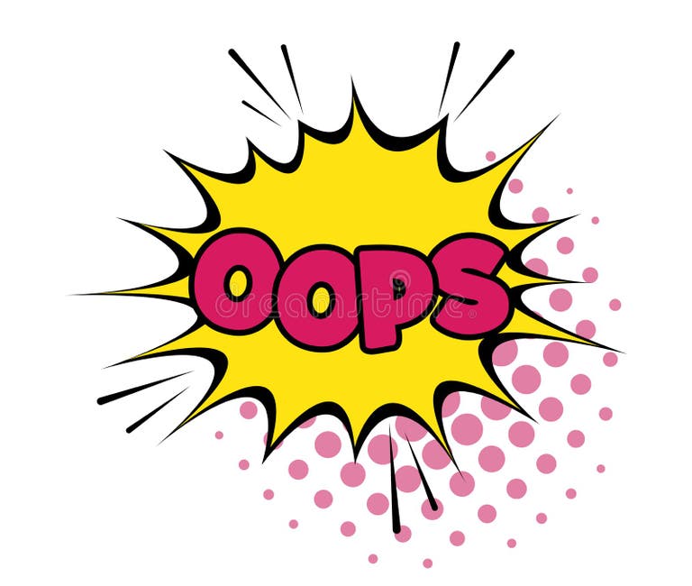 Oops Sound Stock Illustrations – 1,235 Oops Sound Stock Illustrations ...
