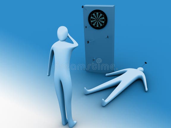 Oops missed! stock illustration. Illustration of target - 102641